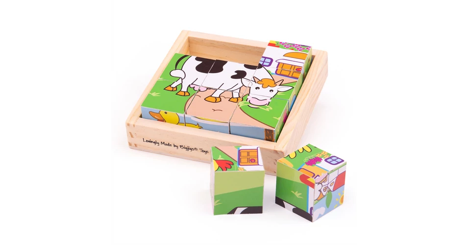 Fa kocka kirakó 3x3 db - 2.800 Ft